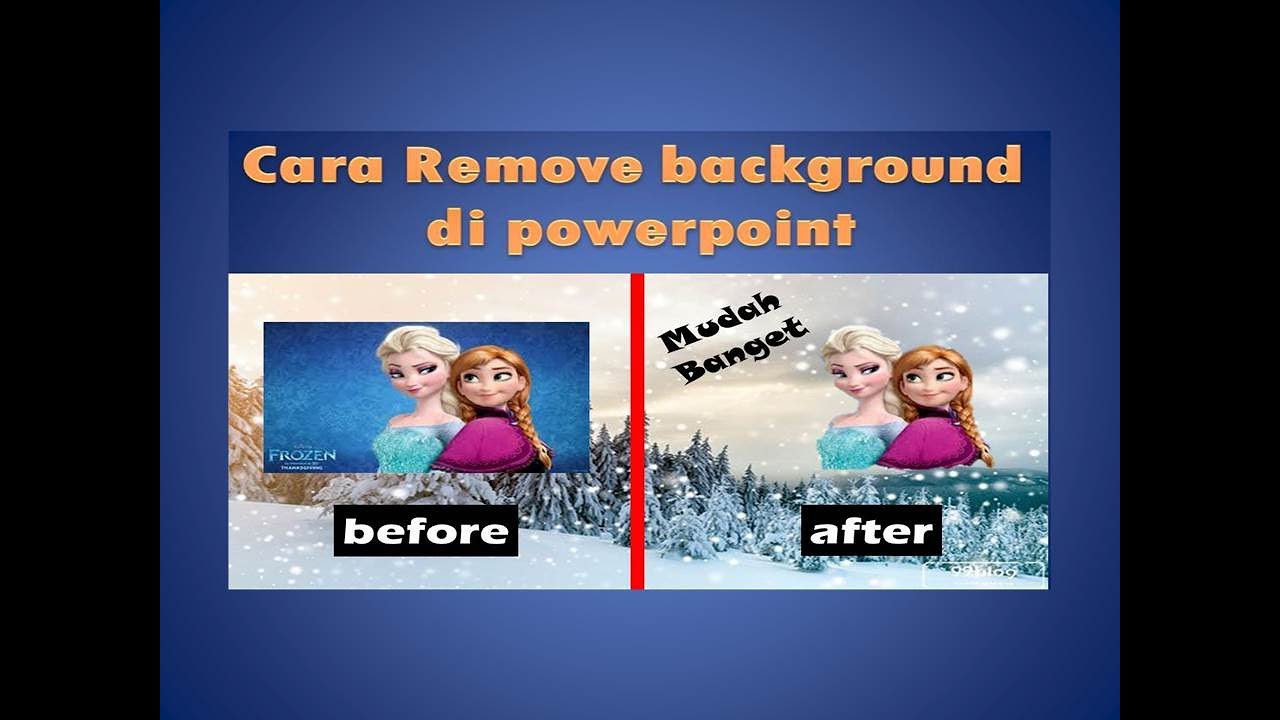 CARA MUDAH MEREMOVE BACKGROUND PHOTO DI POWERPOINT/HOW TO EASY REMOVE ...