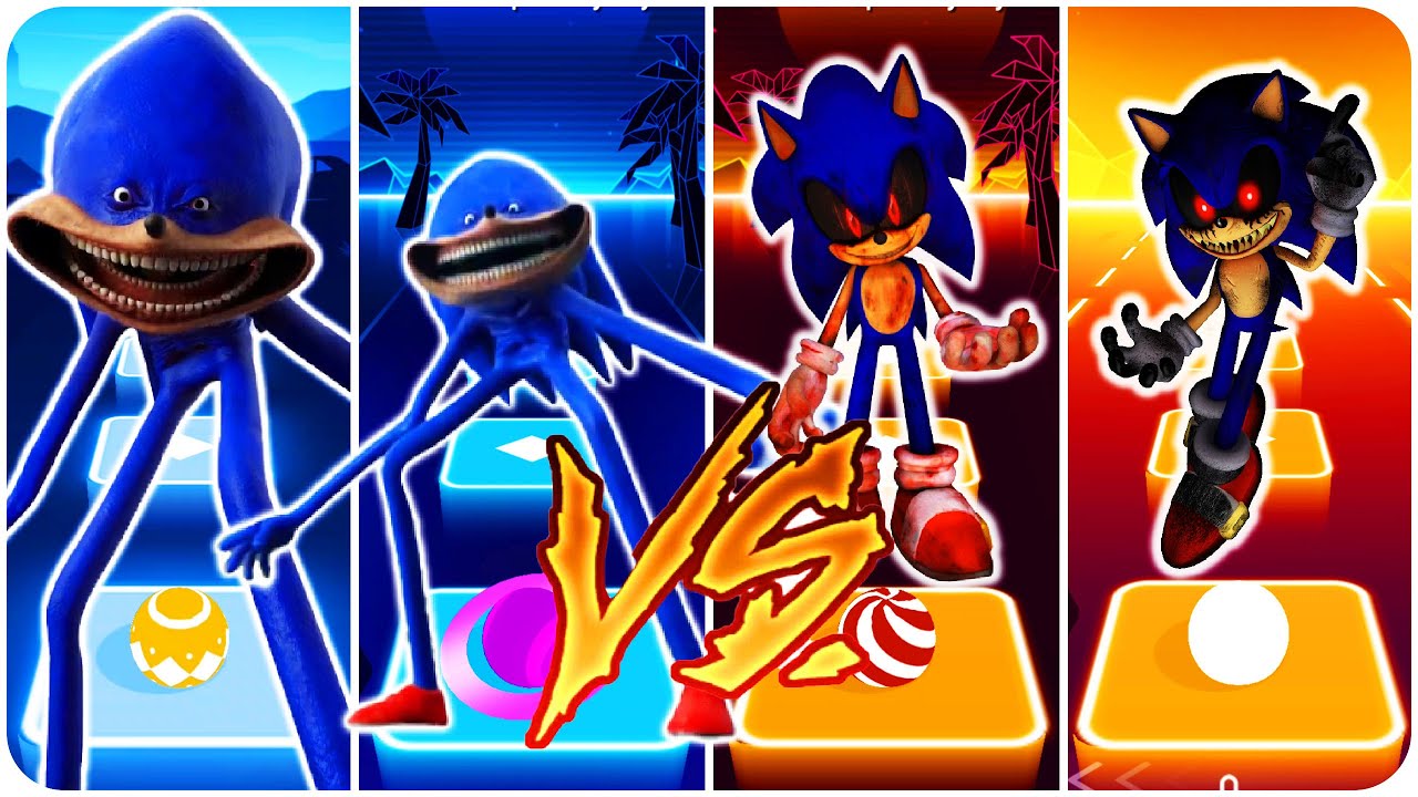 Shin Sonic 🔴 Shin Sonic 🔴 Sonic EXE 🔴 Sonic EXE | Tiles Hop EDM Rush ...