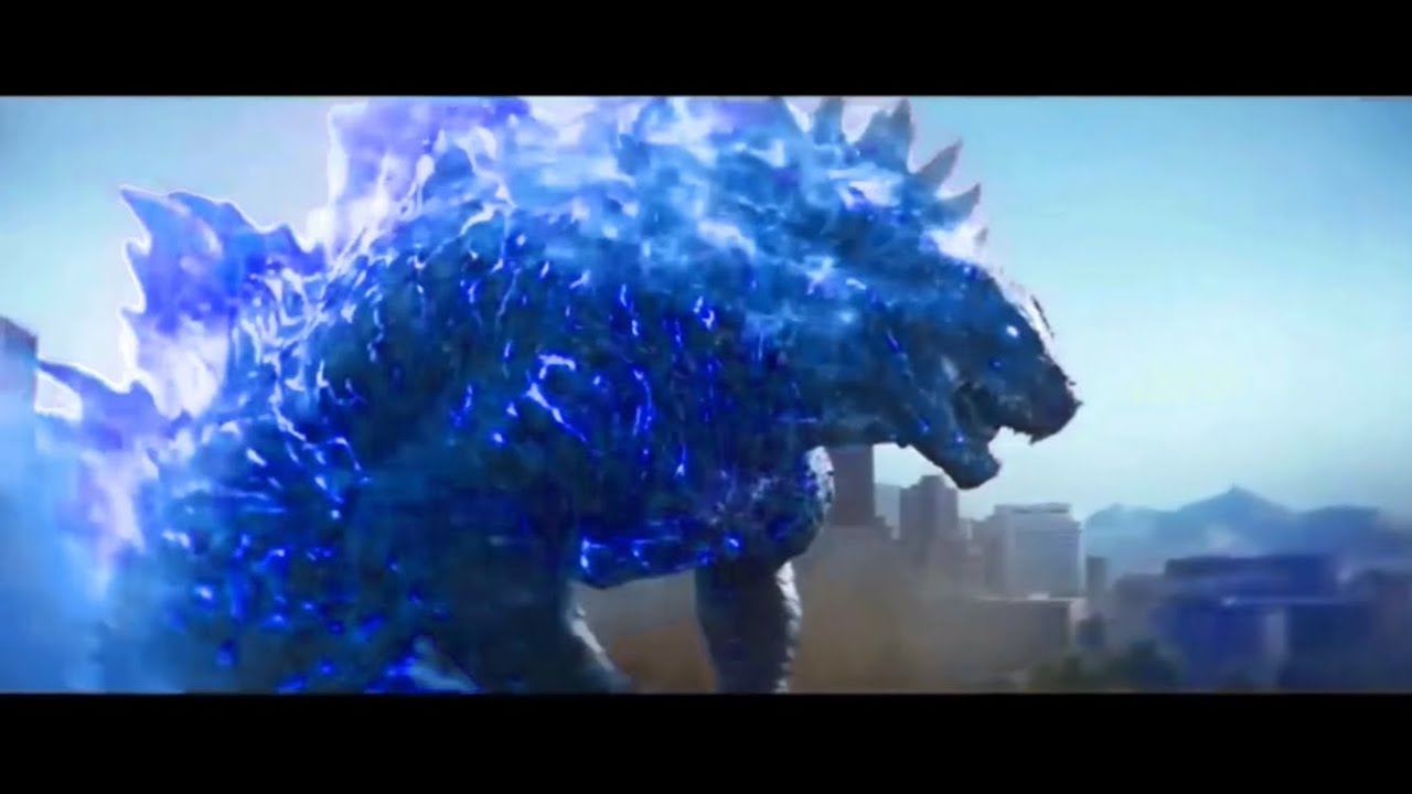 Supercharged evolved Godzilla but he’s blue part 2 - YouTube
