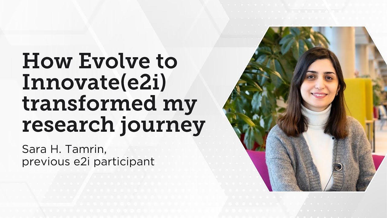 How Evolve to Innovate(e2i) transformed my research journey - YouTube