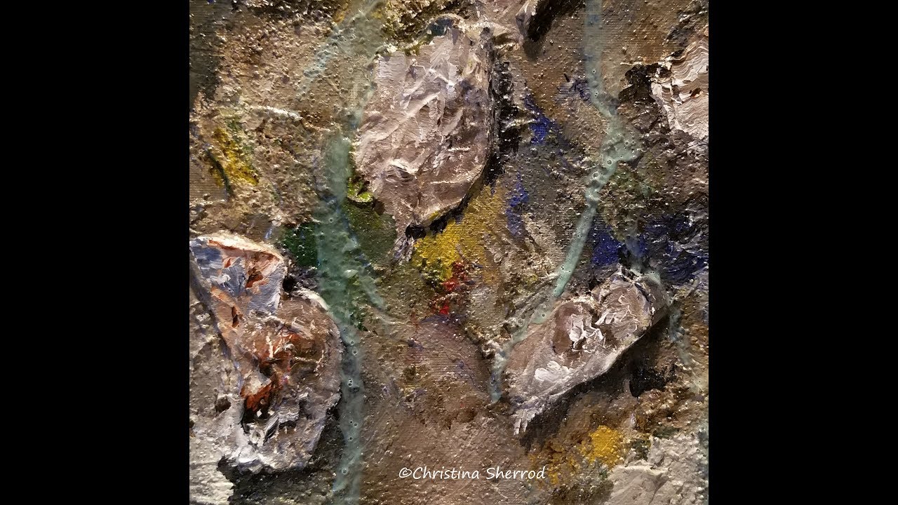 Realistic Rocks Mixed Media Painting - YouTube