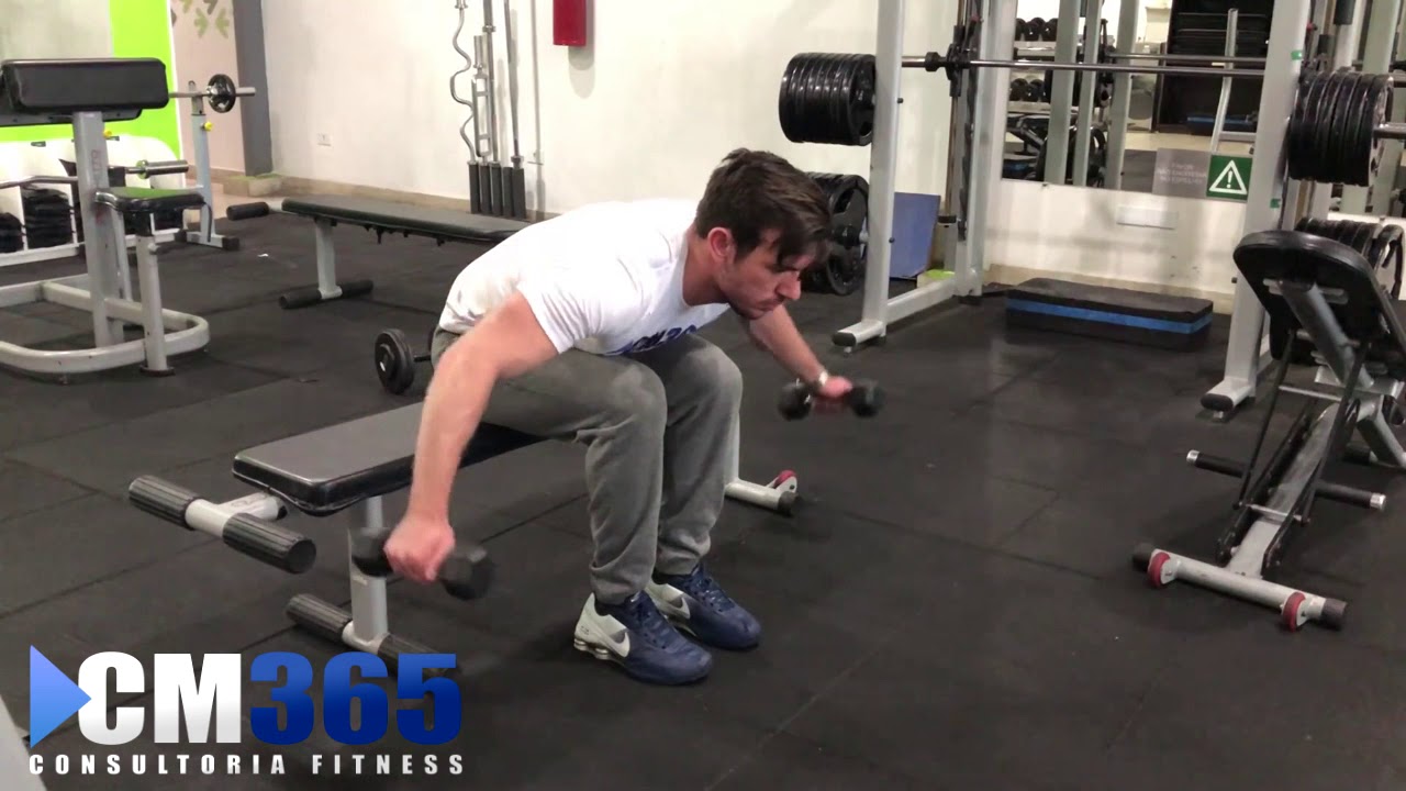 Crucifixo Invertido Com Halteres - YouTube