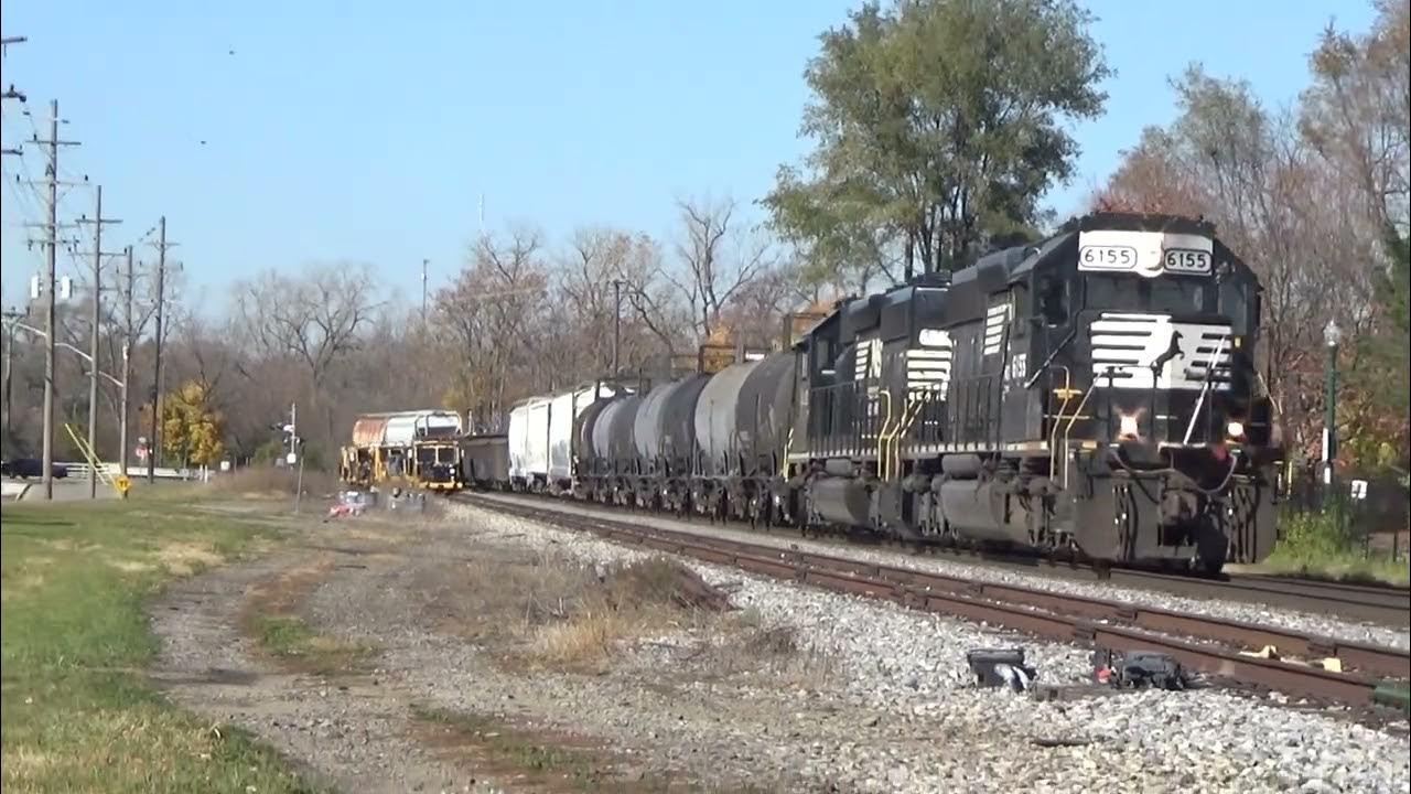 NS 6155 leads NS B25 through Ypsi with a great RS5T - YouTube
