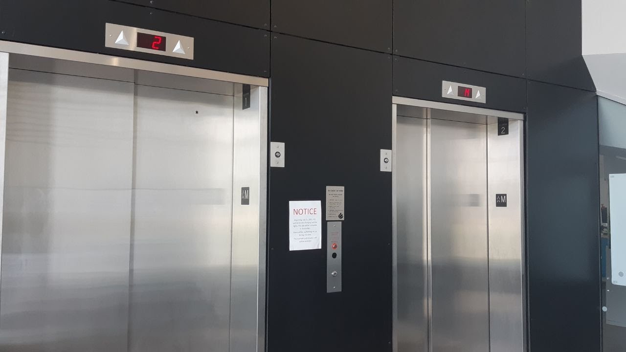 Beautiful and Large Glass Elevators @ Edmonton Public Library ...