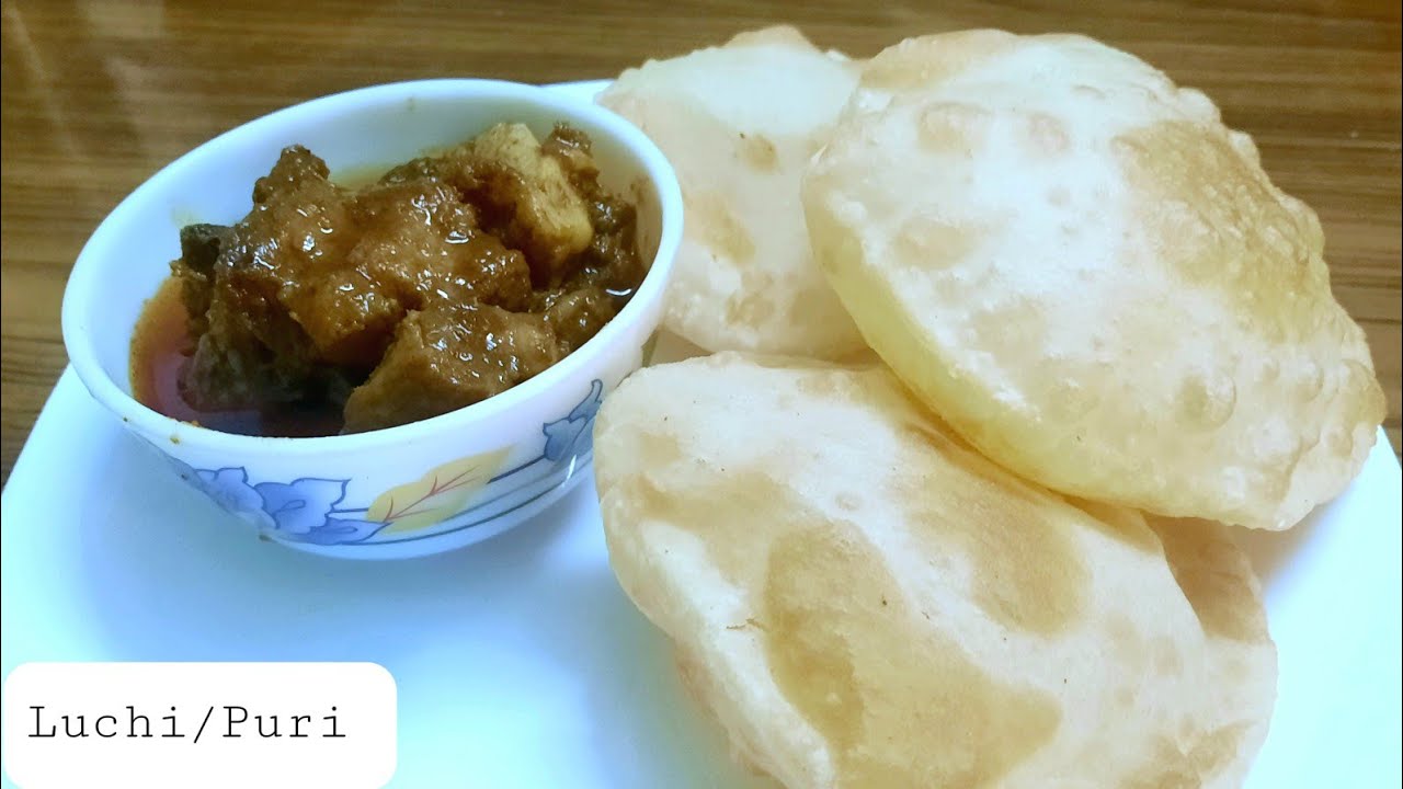 Perfect Luchi recipe. Instant Poori with Less Ingredients. Soft and ...