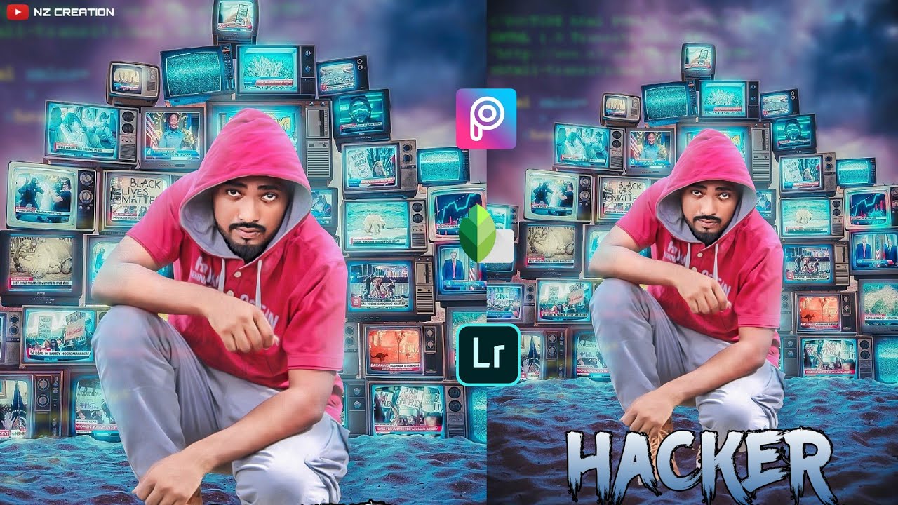 Professional Hacker Poster Editing In Picsart || Picsart Photo Editing ...