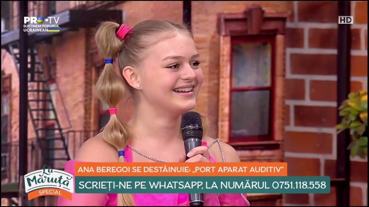 Ana Beregoi se destăinuie: „Port aparat auditiv” - YouTube