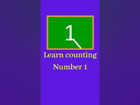 Counting number 1 | Let's count number 1 | Numbers | #shorts - YouTube