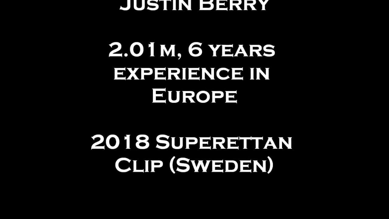 Justin Berry 2018 Clip (Sweden) - YouTube