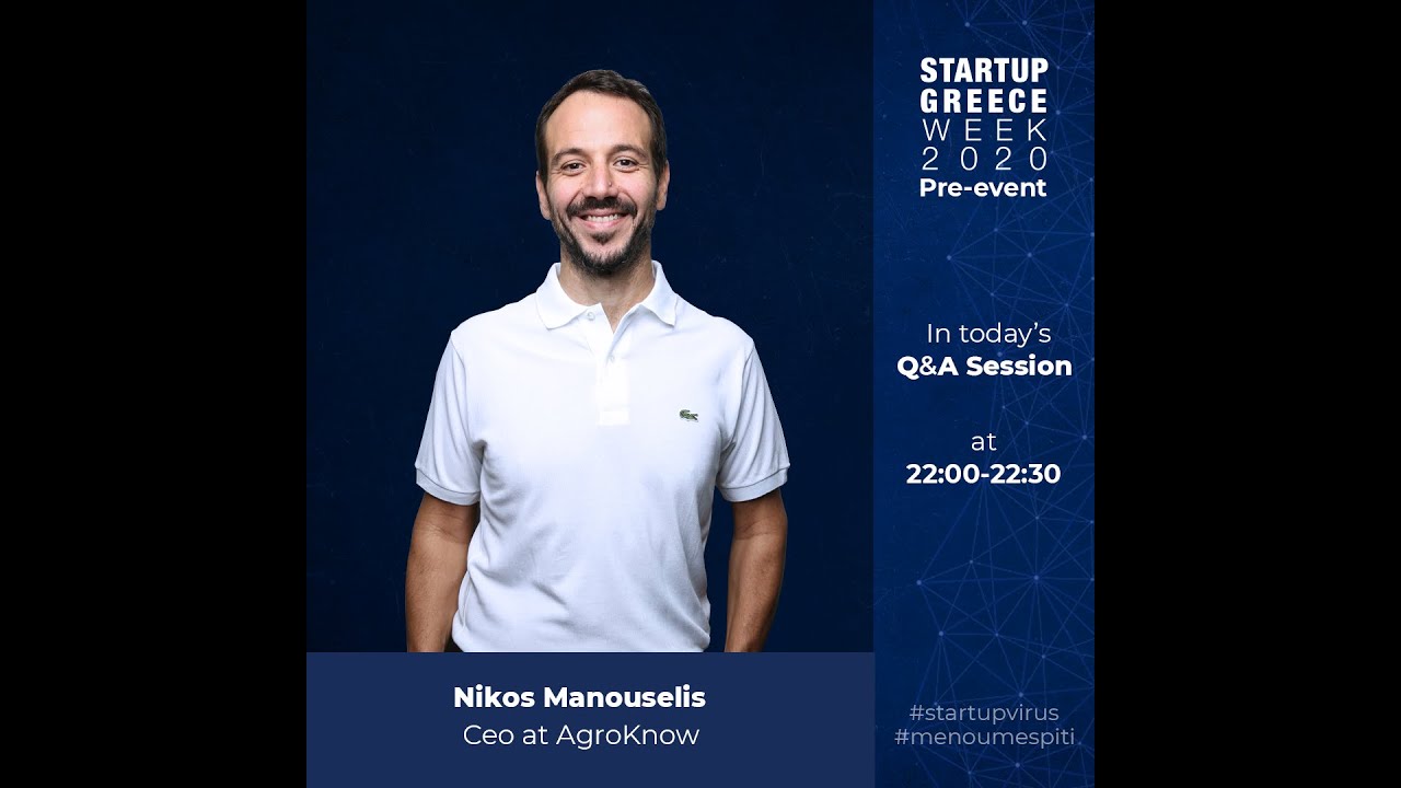 SGTALKS | EP#11: Nikos Manouselis, Founder & CEO at AgroKnow - YouTube