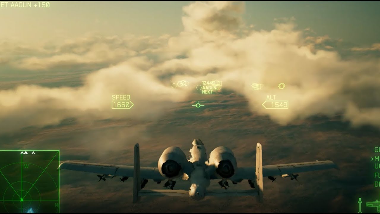 EPIC A-10 Warthog Base Attack - Ace Combat 7 ( Ground Attack Gameplay ...