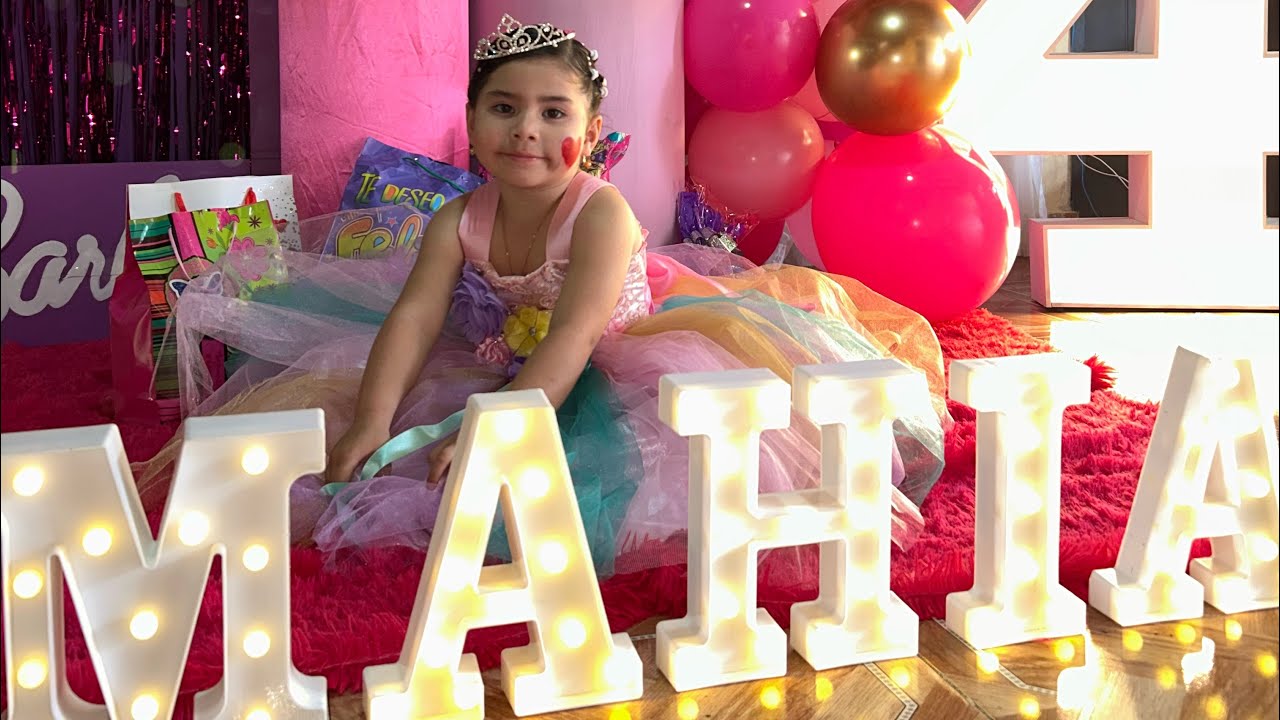 Así celebramos los cuatro años de Mahia 🥰🎉🎂 - YouTube