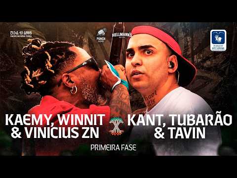 KAEMY, WINNIT E VINICIUS ZN X KANT, TUBARÃO E TAVIN | Primeira fase | BDA 10 ANOS