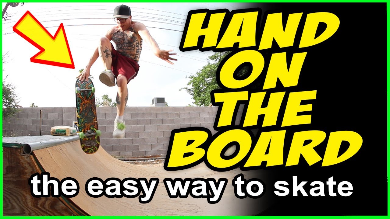 EASIEST WAY TO SKATE? Use Hands (Blunt HAND Flip) - YouTube
