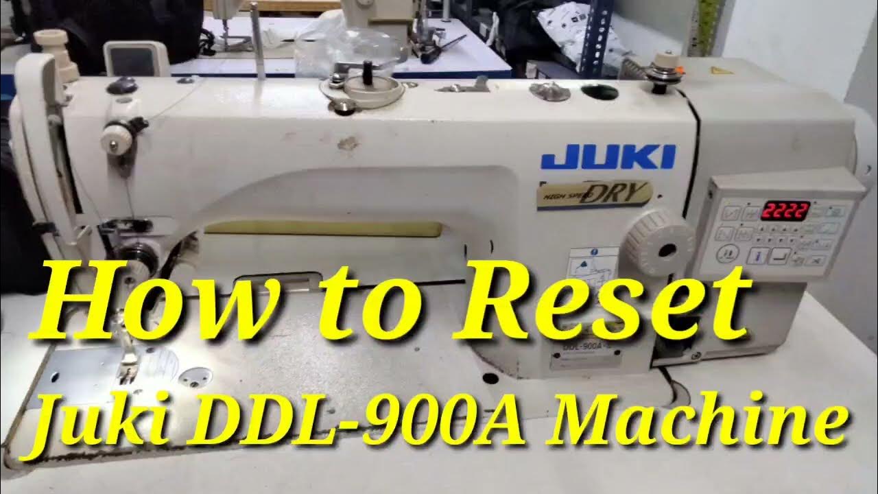 Juki DDL-900a Machine How to Reset And Speed Lock 🔒!! Juki DDL-8100B-7 How to Reset Speed lock 🔒 ...