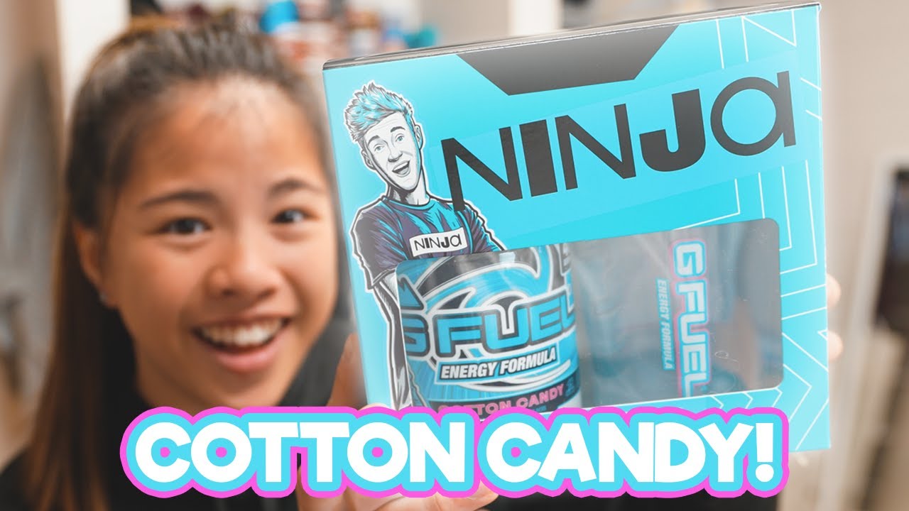 NINJA'S COTTON CANDY G FUEL FLAVOR REVIEW! - YouTube