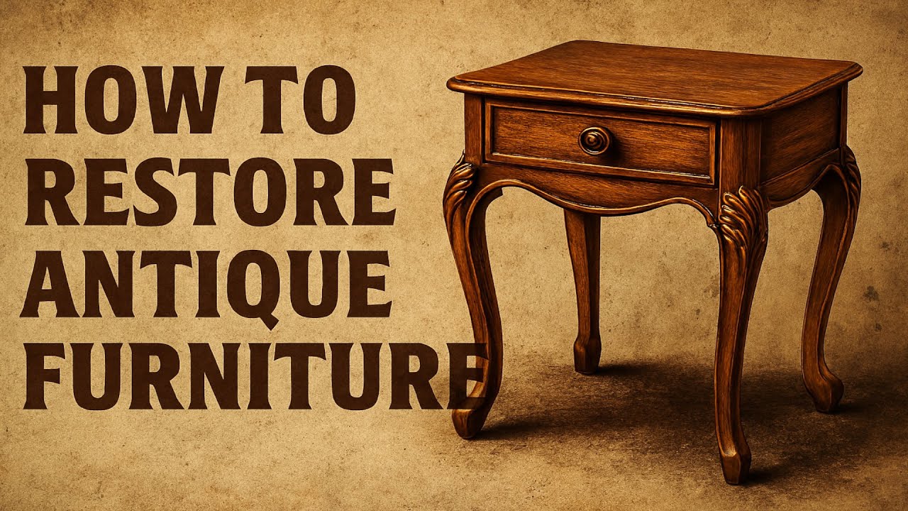 How to Restore Antique Furniture #antique #antiques #vintage #retro ...