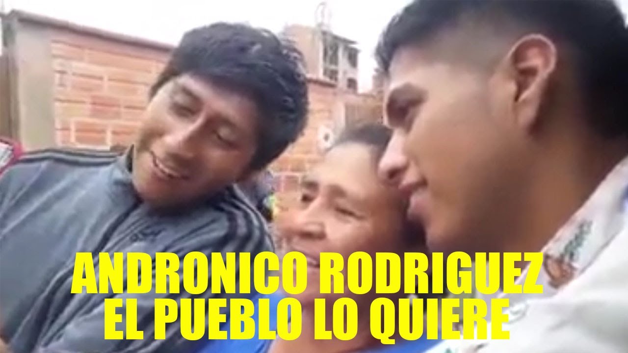 ANDRONICO RODRIGUEZ EL PUEBLO LO QUIERE,TODOS PIDEN TOMARSE UNA FOTO ...