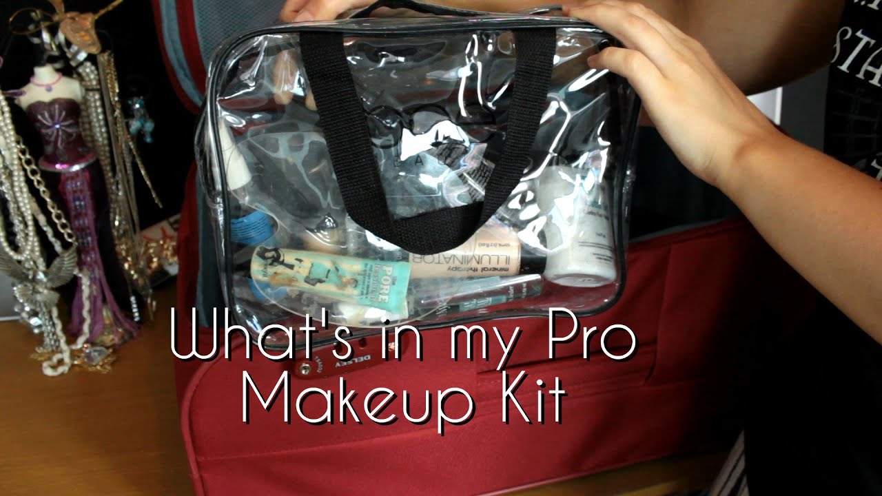 What's in my Pro Makeup Kit? - YouTube