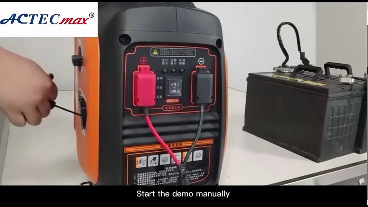 ACTECmax Silent 24VDC portable generator AC 501 - YouTube