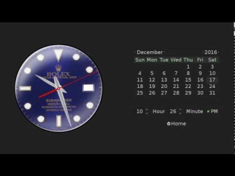 piclock test - YouTube