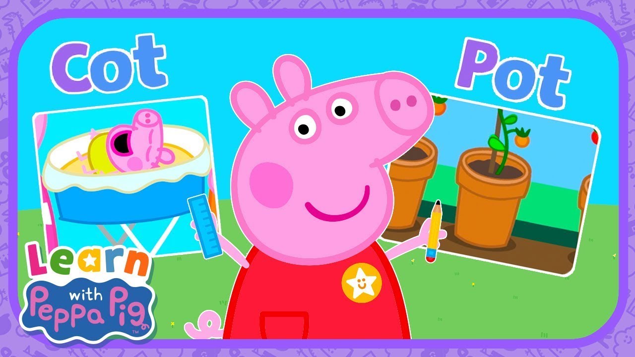 A Family Of Words With Peppa Pig 👨‍👩‍👧‍👦 Educational Videos for Kids 📚 ...