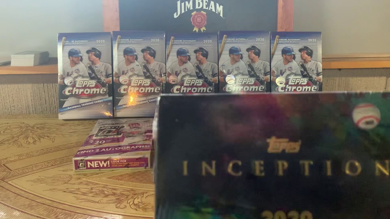 Topps inception 2020 box 1/2 - YouTube
