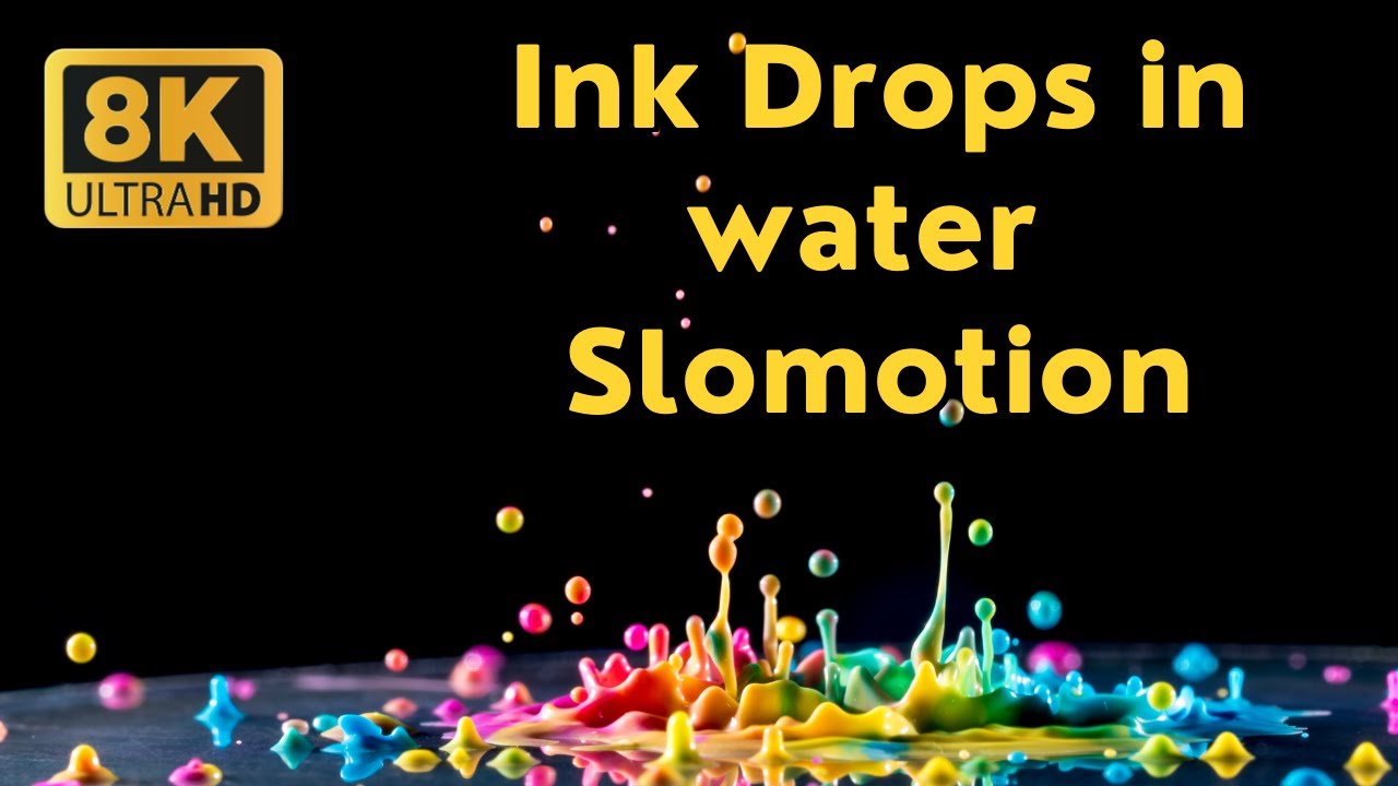 Satisfying Slow Motion Hypnotic Ink in Water 4k HDR | Meditation Videos ...
