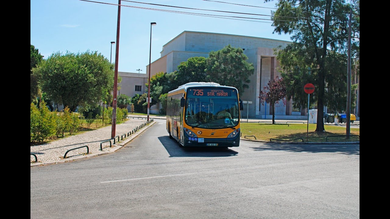 CCFL (Carris) 1720 - Volvo B7RLE Marcopolo Viale - Linha / Line 735 ...