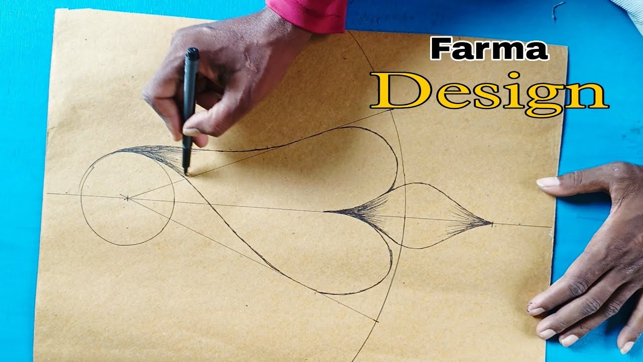 how to drowing flower farma 🌸 wall flower design by Rakesh babu - YouTube