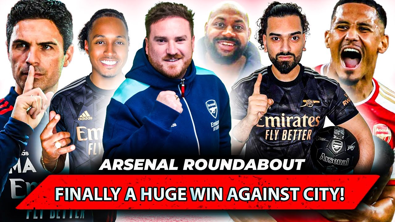 HOW BIG IS THIS WIN OVER CITY FOR ARSENAL ..? THE ARSENAL ROUNDABOUT ...