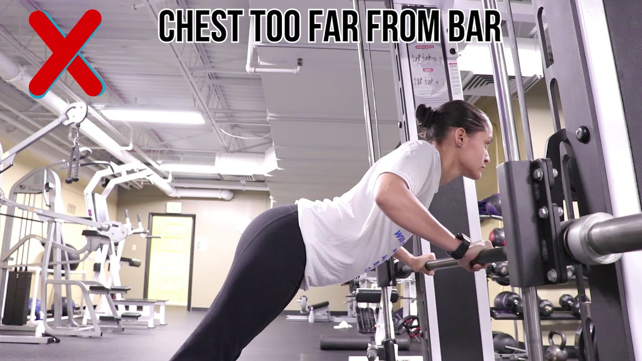 Smith Machine Push Up - YouTube