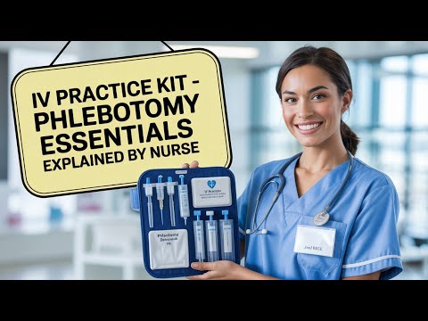 IV Practice Kit - Phlebotomy Essentials Explained by Nurse ...