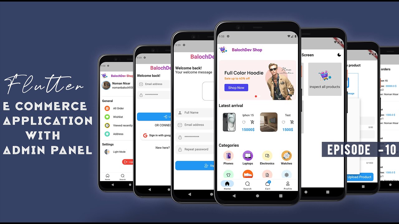 Flutter X Firebase E Commerce App • Adding Categories To Homescreen Part 10 Youtube