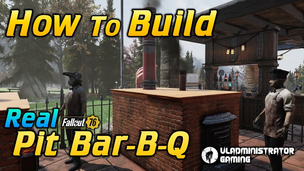How to Build a Pit Bar-B-Q | Fallout 76 - YouTube