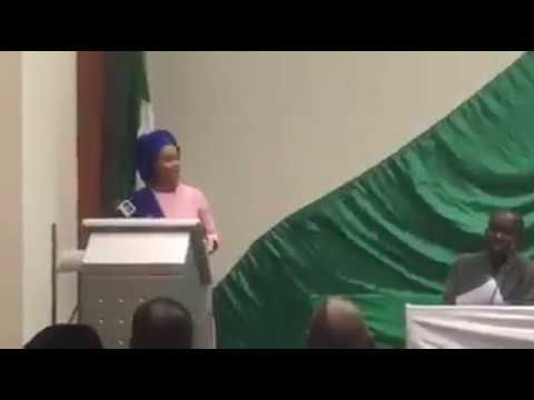 Princess Modupe Ozolua speaks at Nigeria's National Assembly on ...