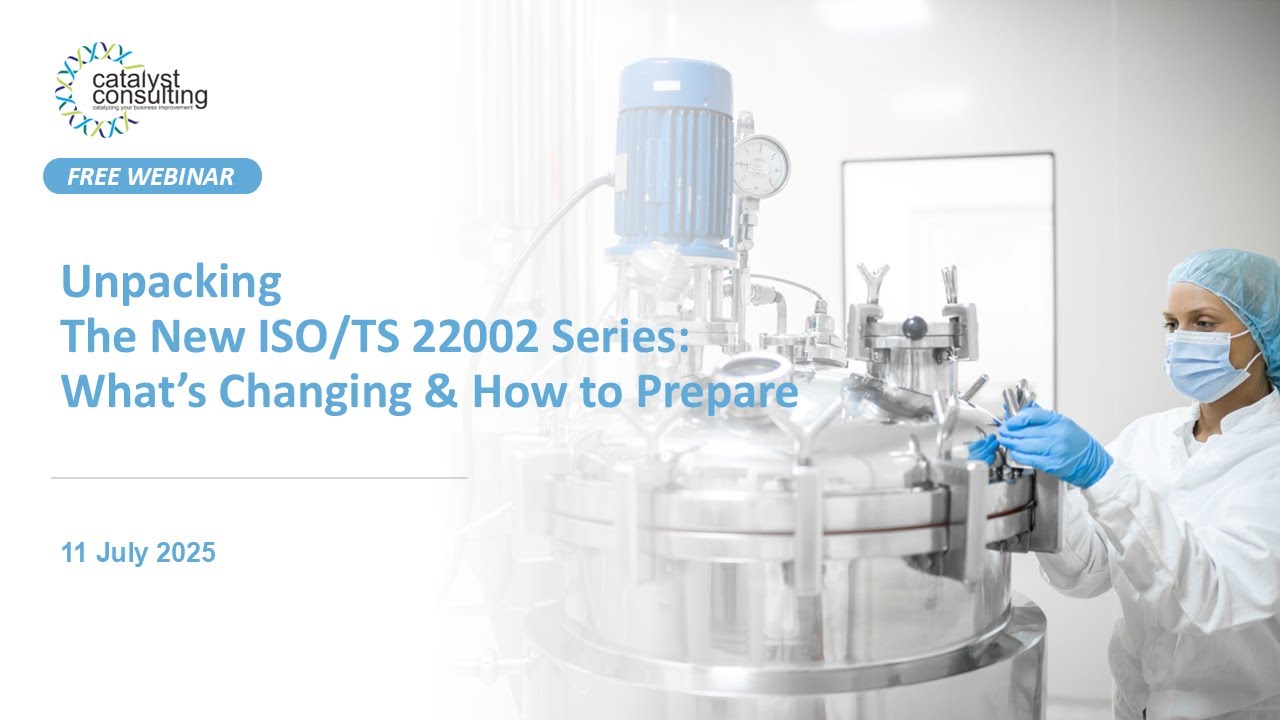 Unpacking the New ISO/TS 22002 Series: What’s Changing & How to Prepare ...