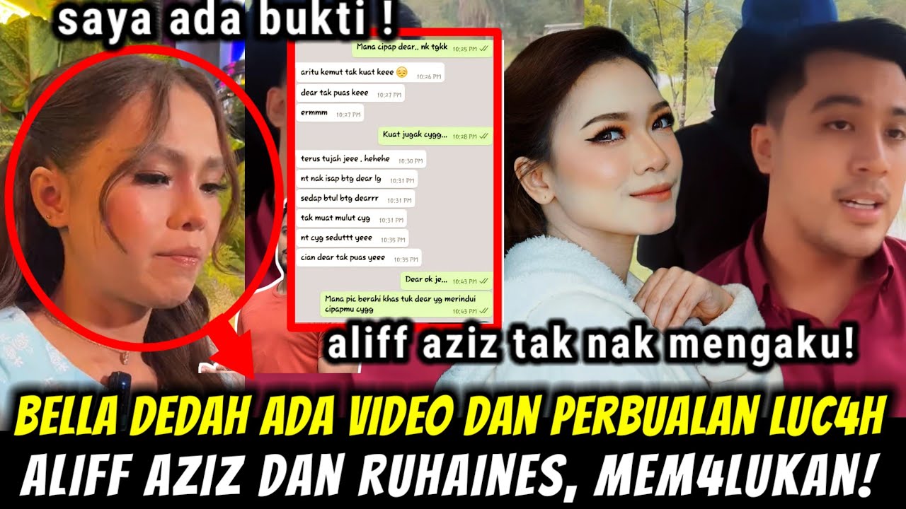 BELLA DEDAH PERBUALAN LUC4H ALIFF AZIZ DAN RUHAINES - YouTube