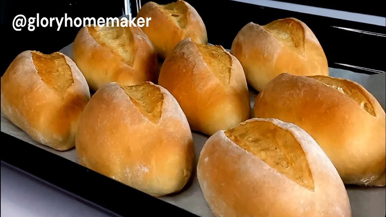 Easy Homemade Bread Buns Recipe | Simple Baking Bread Skills - YouTube