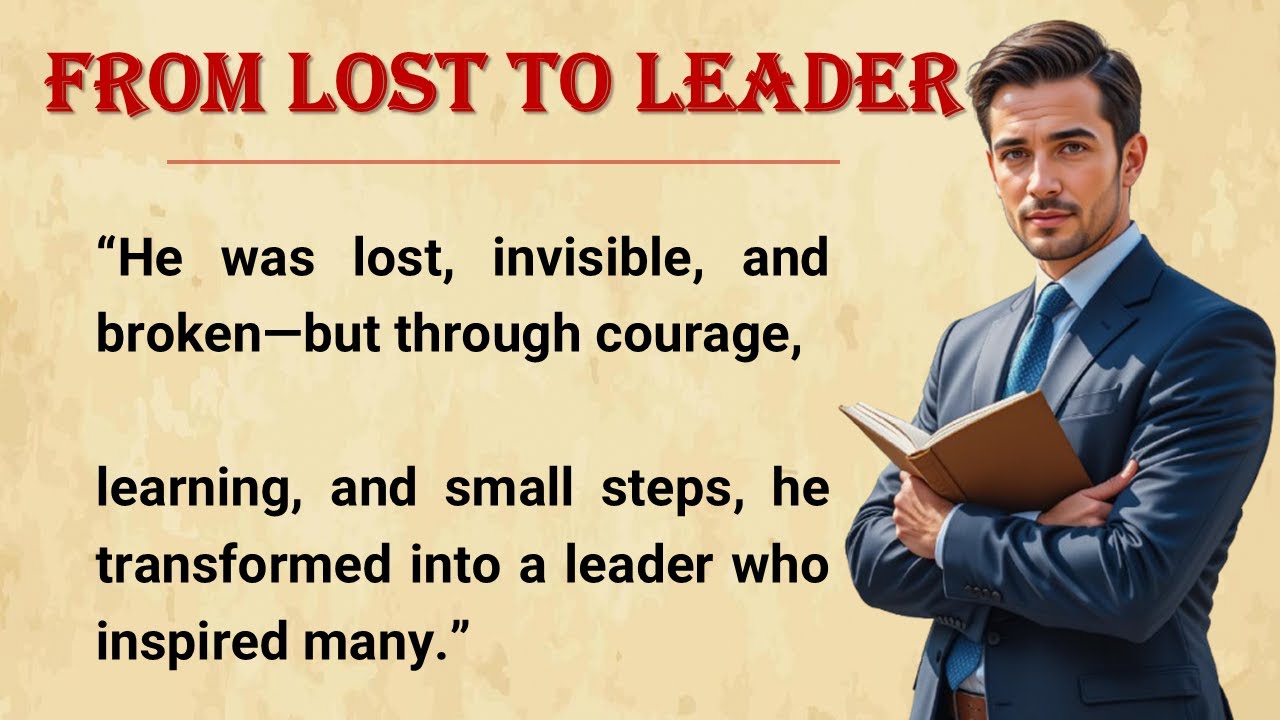 Reading and Listening Practice || From Lost To Leader || Learn English ...