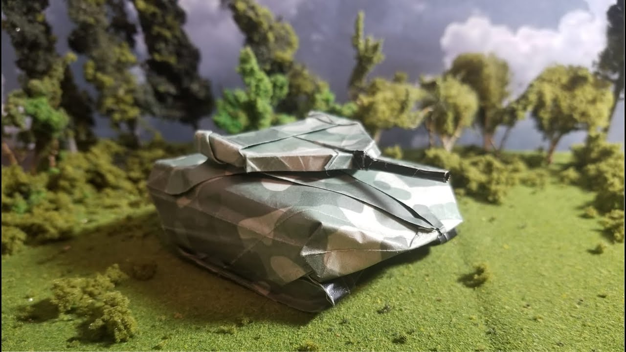 Infantry Fighting Vehicle (Grizzly) Origami Tutorial - YouTube