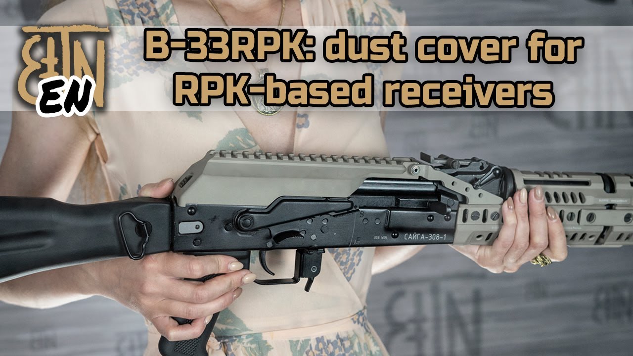 B-33RPK: dust cover for RPK-based receivers - YouTube