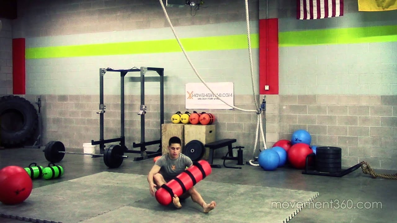 Aquafit Bag No Hands Turkish Get-up - YouTube