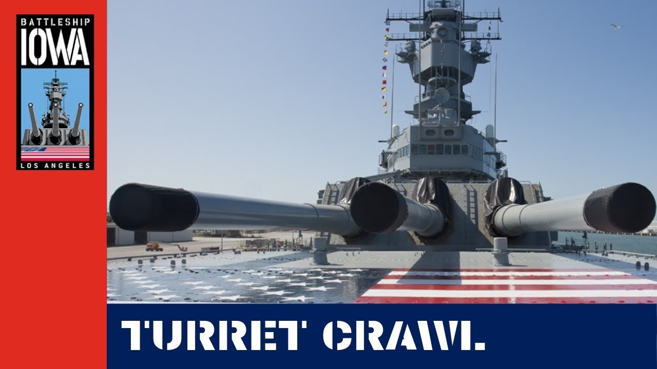Turret Crawl on Navy Battleship - YouTube