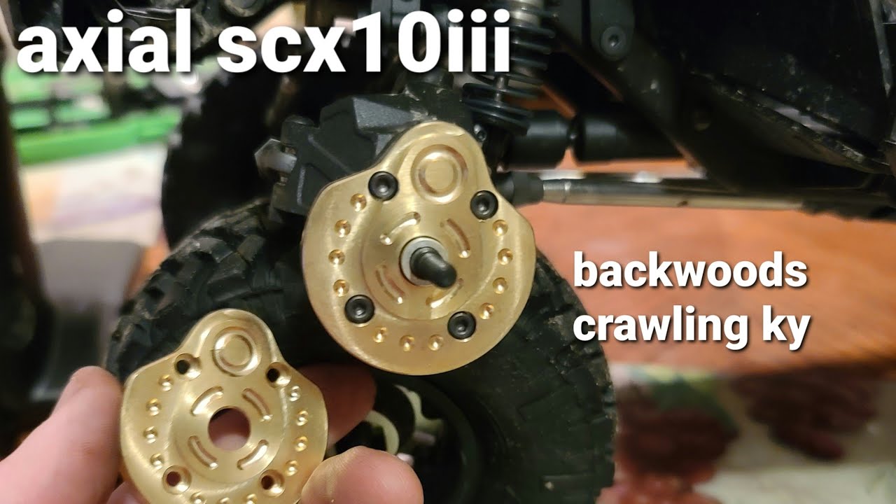 (axial scx10iii) how to install weighted portal axels on scx10iii - YouTube