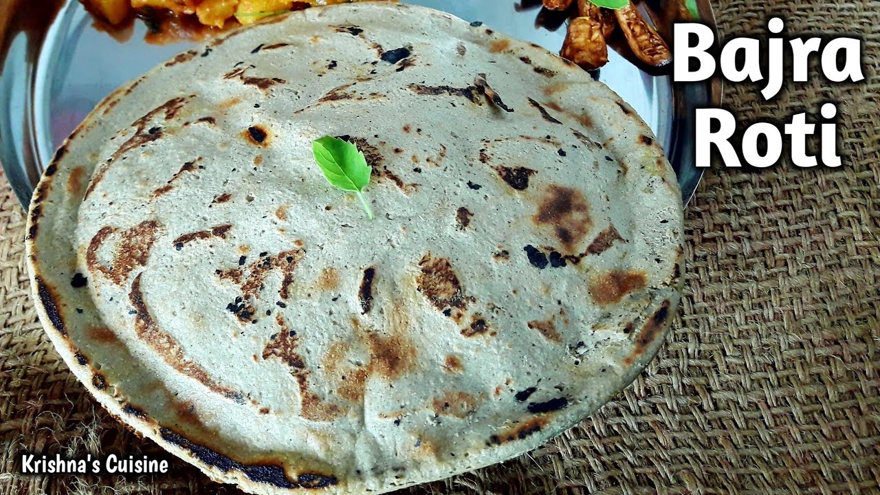 Bajra No Rotlo || Pearl Millet Roti || Bajra Roti || Iskcon Prasad ...