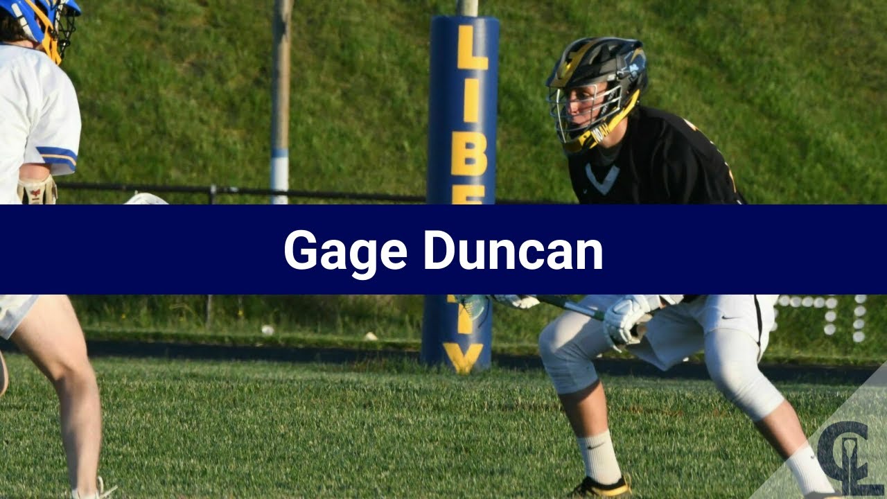 Gage Duncan Lacrosse Highlights | MD 2022 | Def, Mid - YouTube