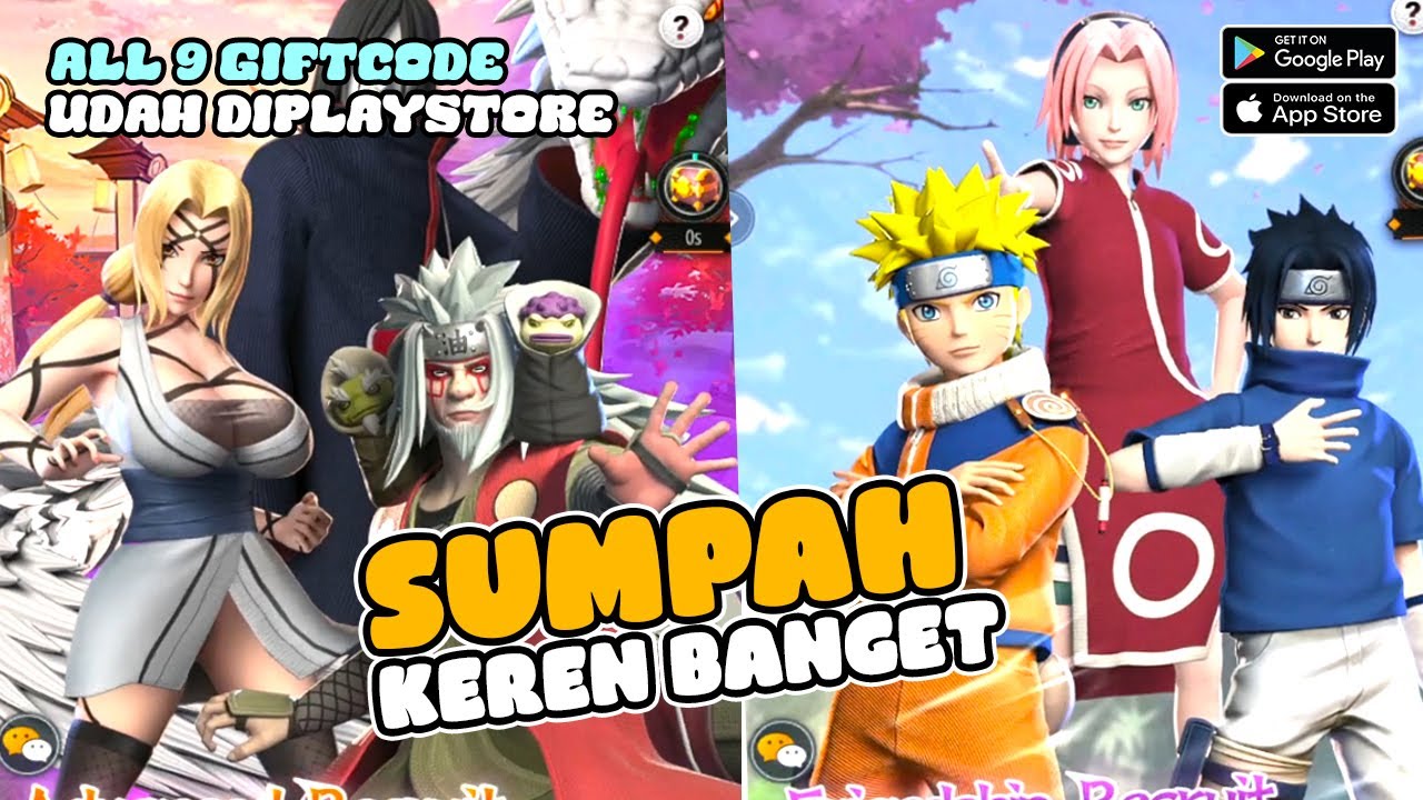 Akses Awal Diplaystore Naruto 3D Game RPG Grafik Boneka All 9Giftcode ...