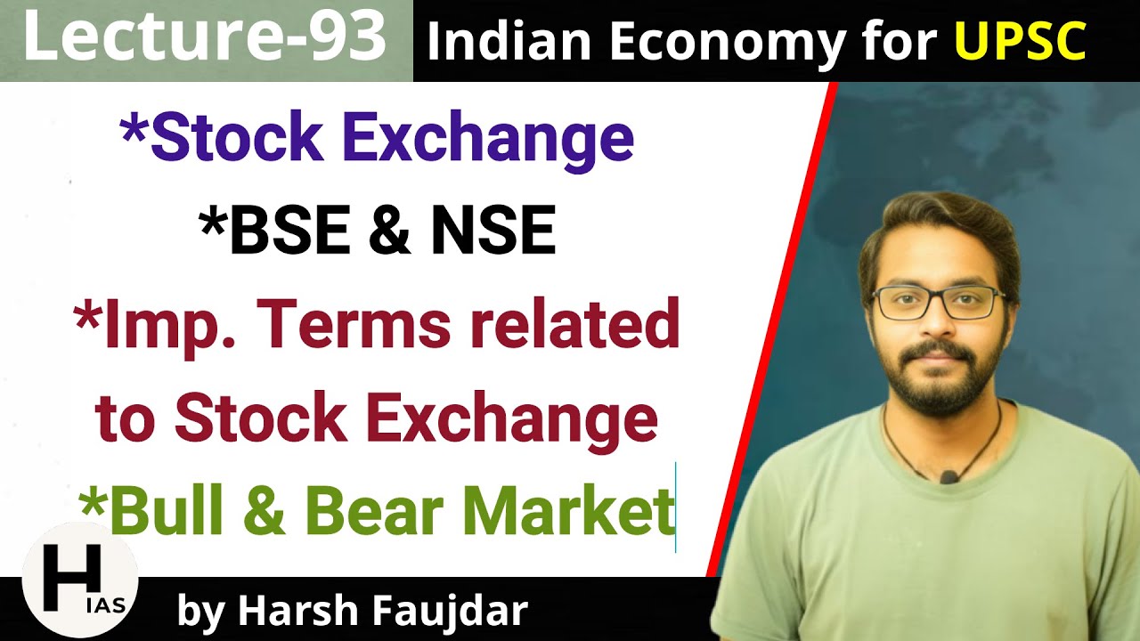 E93- Stock Exchange, BSE, NSE, Bull & Bear Market, Blue Chip Company ...