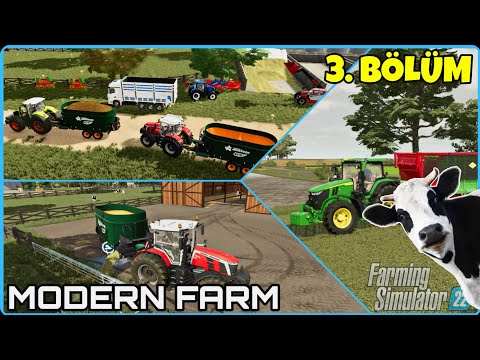 120 ADET SÜT İNEĞİ VE 20 ADET DAMIZLIK BOĞA ALDIK ● SEZONUN İLK SİLAJINI YAPIP PRESLEDİK #modernfarm